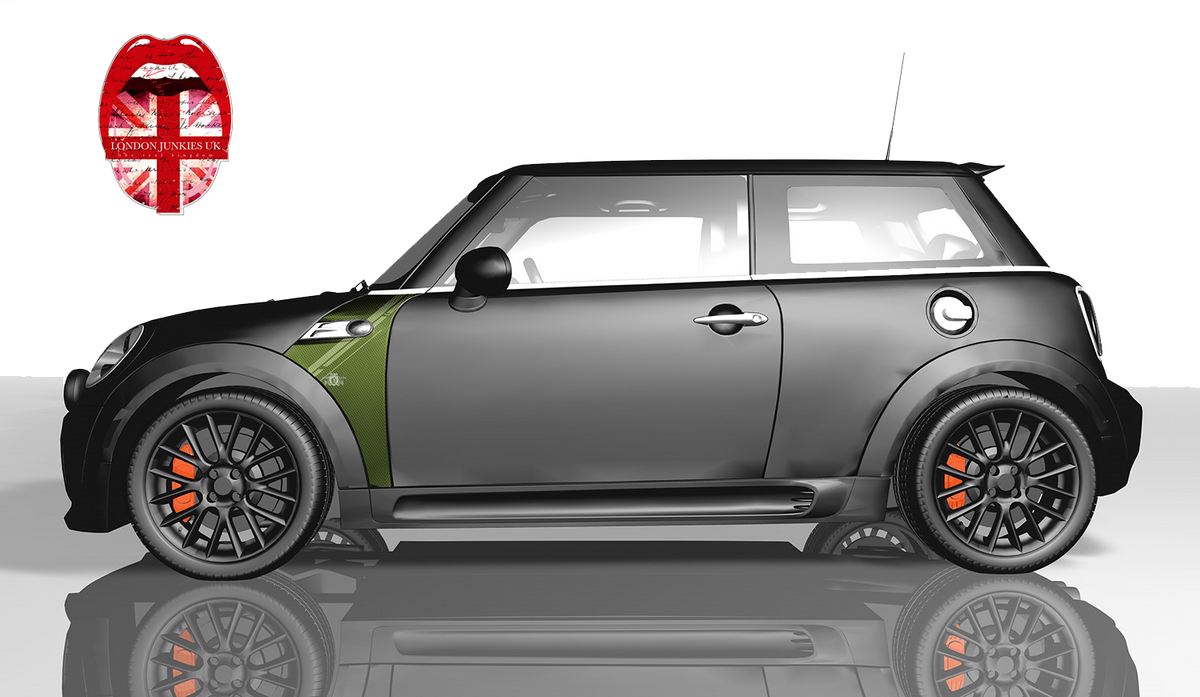 Mini Wing Design Green Carbon – London Junkies